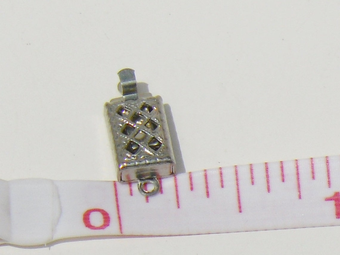 Small Box Clasp Single Strand Silver Filigree Vintage Antique Jewelry ...