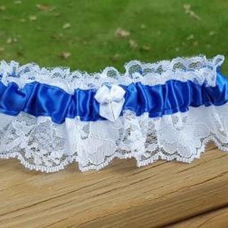 Royal Blue Garter - Etsy