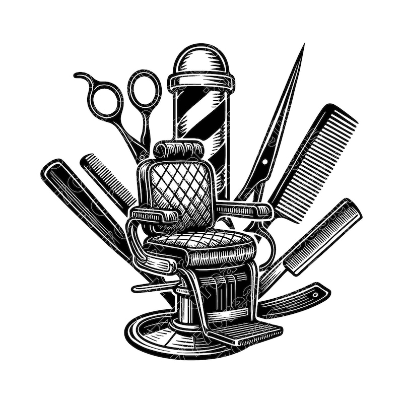 Antique Vintage Barber Chair - Etsy