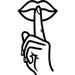 Shut up Gesture Vector Illustration, Shut up SVG, PNG, JPG, Gesture Art ...