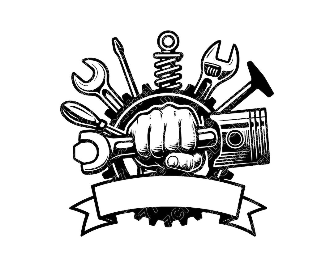 Mechanic Tools Vector Illustration, Mechanic Tools SVG, Tools PNG, JPG ...