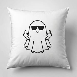 Ghost Middle Finger Vector Illustration, Svg, Jpg, Png, Ghost Art, T ...