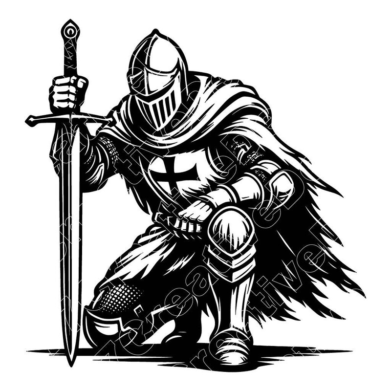 Medieval Knight Art - Etsy