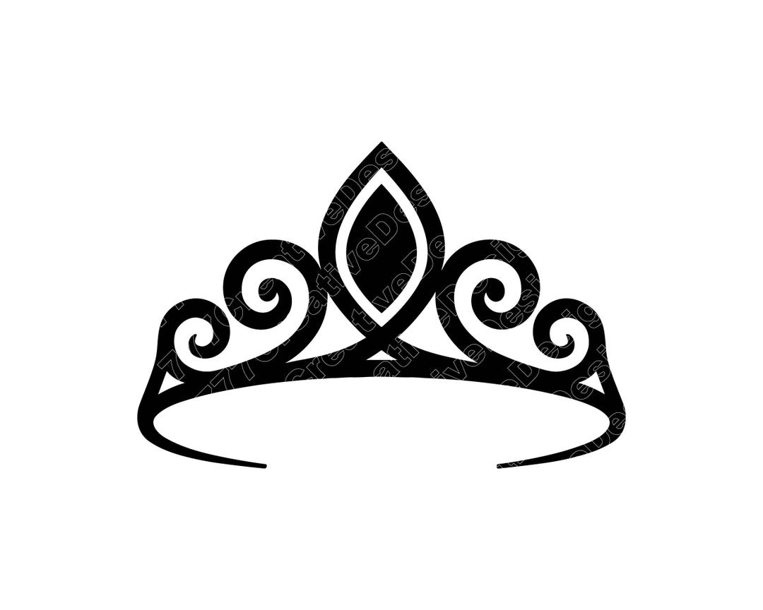 Princess Tiara Vector Illustration, Princess Tiara SVG, Tiara PNG, JPG ...