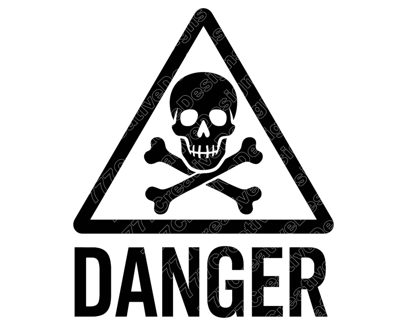Danger Sign Vector Illustration, Danger Sign SVG, Danger PNG, Danger ...