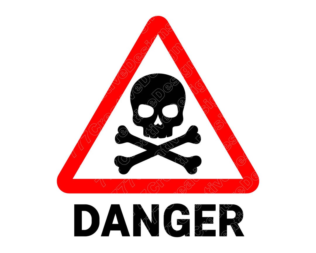 Danger Sign Vector Illustration, Danger Sign SVG, Danger PNG, JPG ...