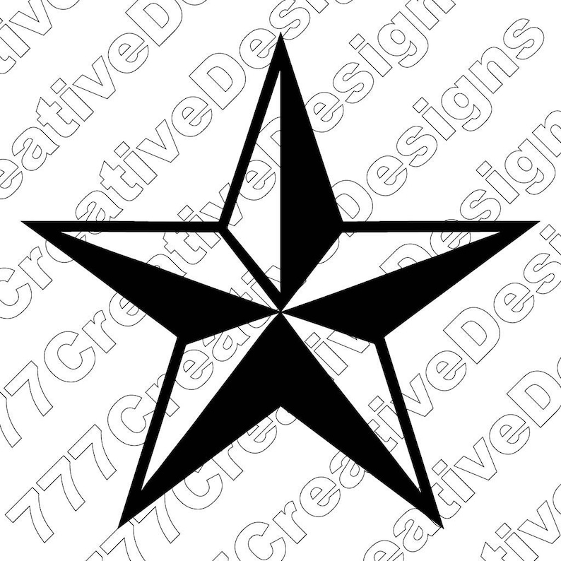 Texas Star Vector Illustration, Star Svg, Star Png, Star Jpg, Star Art ...