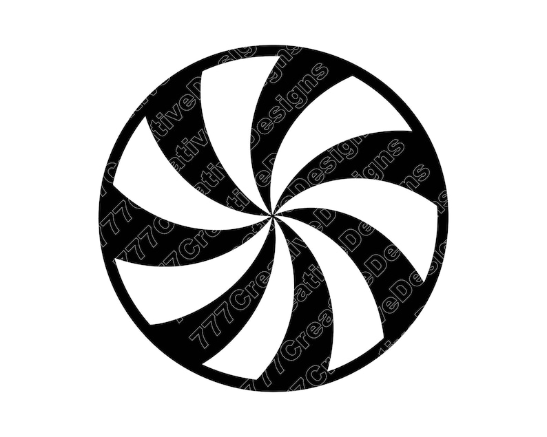 Peppermint Candy Vector Illustration, Candy SVG, PNG, JPG, Candy Art ...
