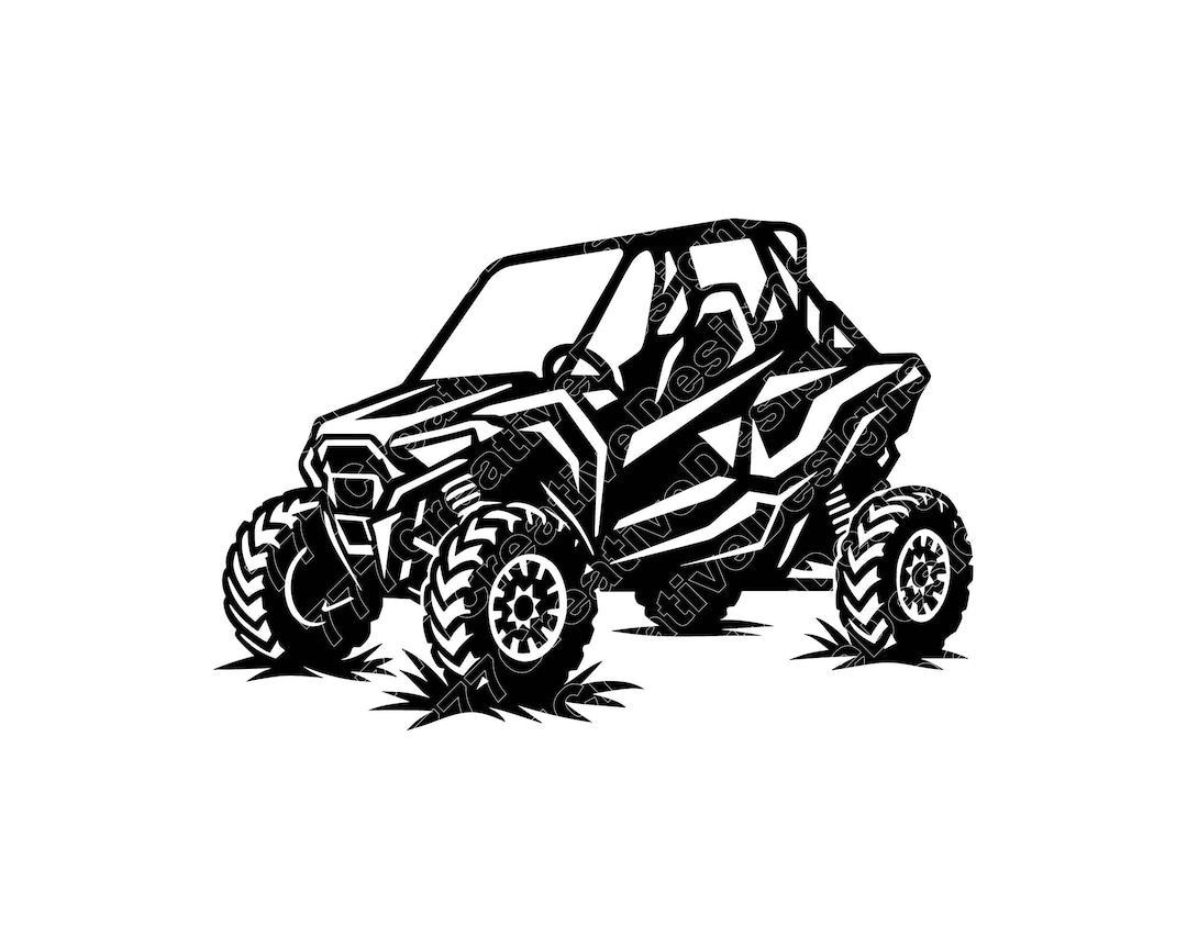 Rzr Atv Vector Illustration, Rzr Atv SVG, Rzr Atv PNG, JPG, Atv Art ...
