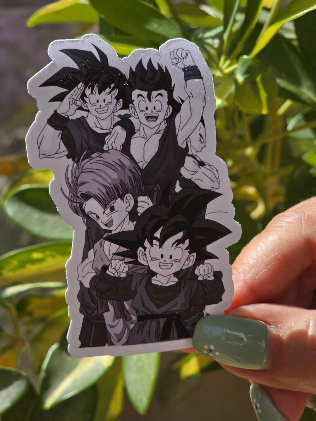 DBZ Sticker Super Saiyan Kids Duo Dragon Ball Z Anime Art Decal Son ...