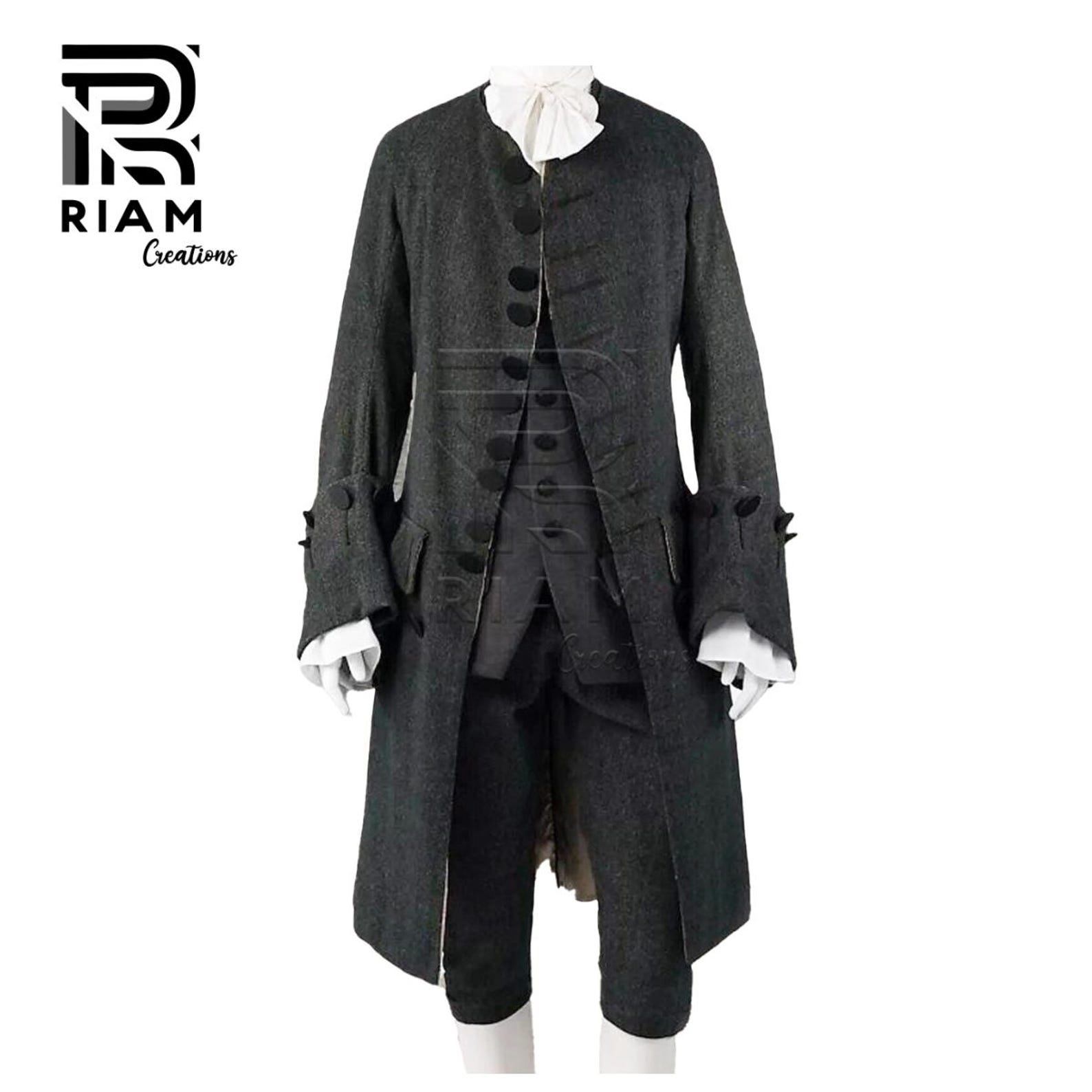18th Century Gentleman Suit | Colonial Frock Coat | Georgian Victorian ...