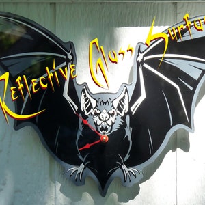 Gothic Horror Halloween Inspired Vampire Bat Wall Clock - Etsy