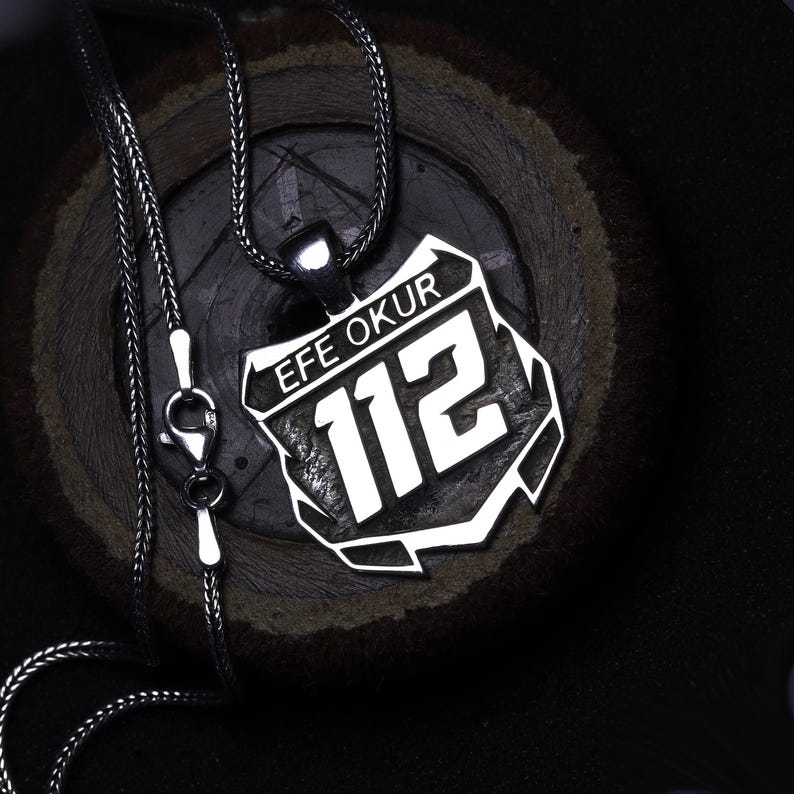 Sterling Silver Motocross Number Plate Necklace: Personalized Racing ...