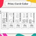 Coloring Printable Mom Coupons – 20 Black & White Vouchers for Mother’s ...