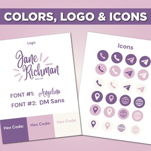 Purple Branding Kit - Etsy