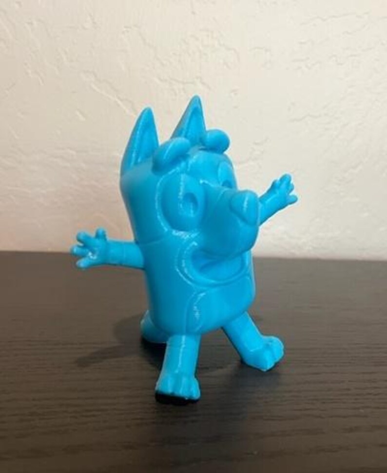 Bluey Jump Figure, 3D Model Design, Bluey Statue Stl, Bluey 3D Digital ...