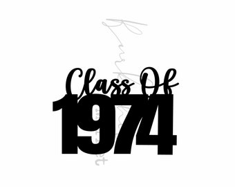 45th Reunion Decor SVG I Class Reunion 1978 I 45 SVG I High School ...