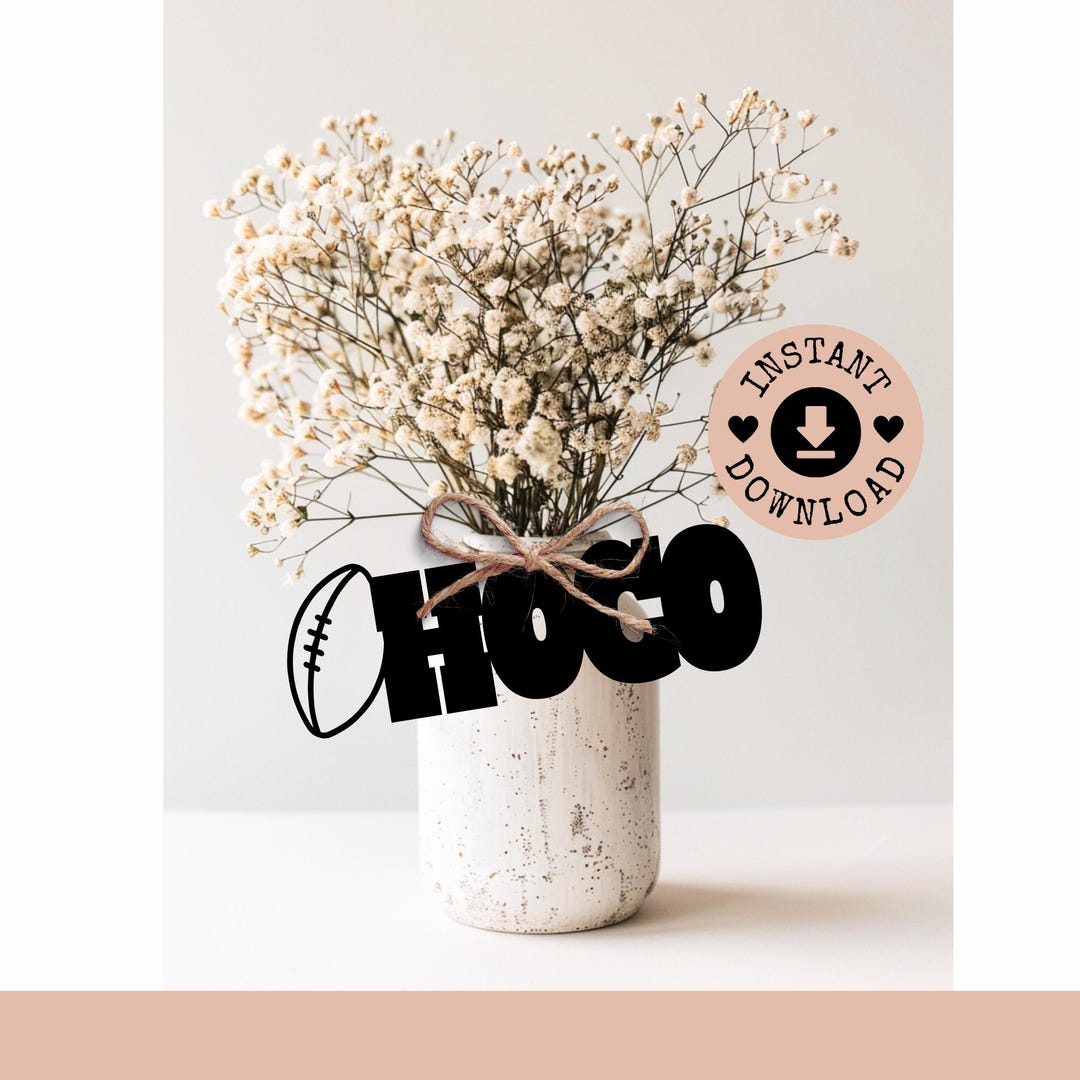 Hoco Football Decor SVG I Hoco I Homecoming SVG I High School Football ...