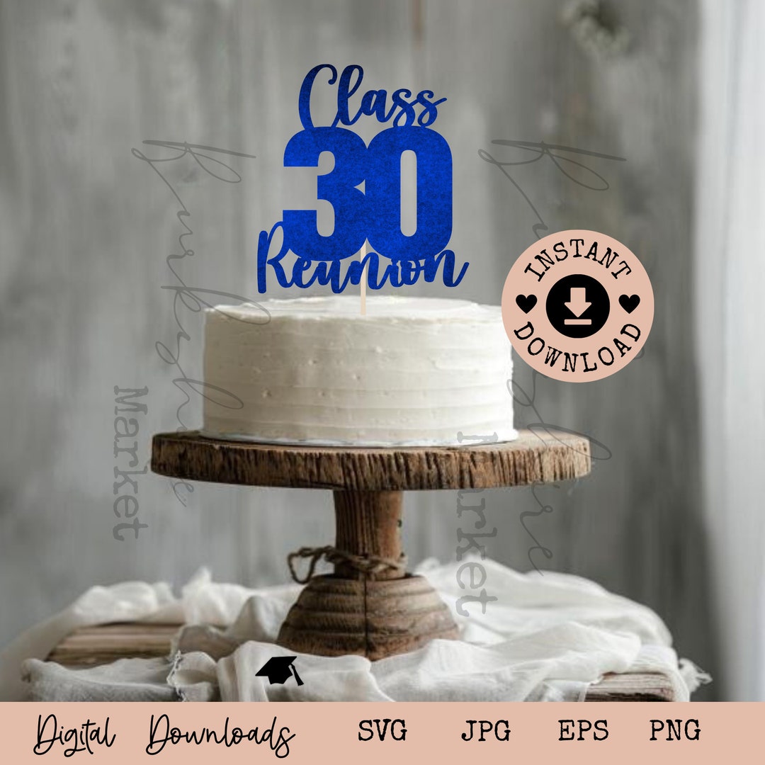 30 Years Decor SVG I Class Reunion 1994 I 30th SVG I High School ...