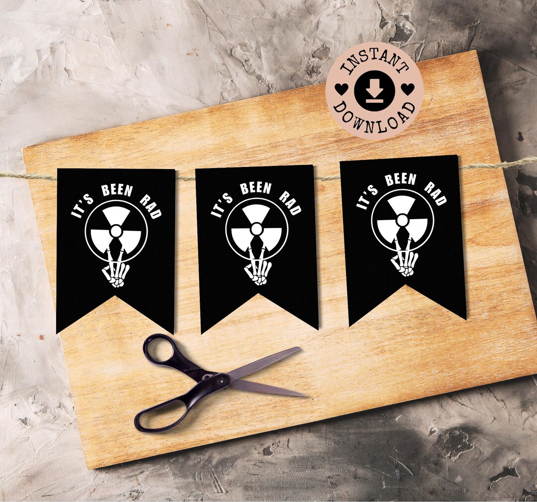 It's Been Rad Graduation Banner I Radiology Grad Party Decor I 2025 ...