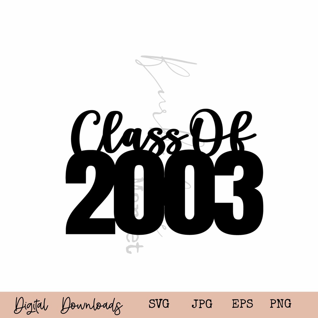 2003 Decor SVG I Class Reunion 2003 I Reunion SVG I High School Reunion ...