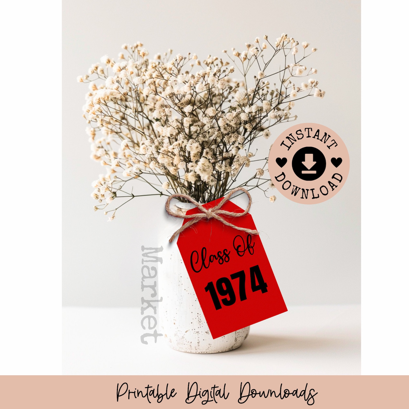 Custom Class of Reunion Table Decorations / Class of Party Centerpiece ...