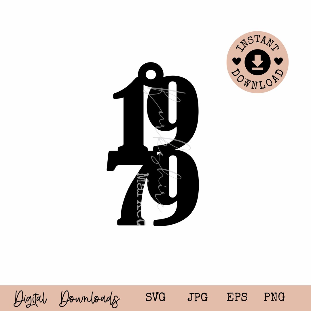 45th Reunion Decor SVG I Class Reunion 1979 I 45 SVG I High School ...