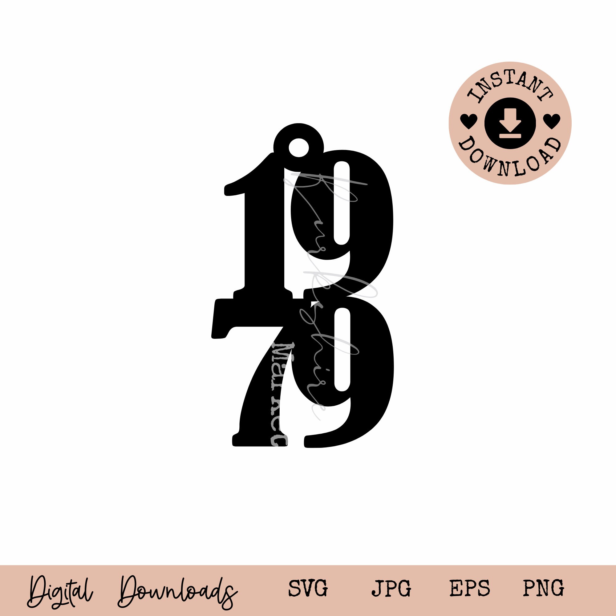 45th Reunion Decor SVG I Class Reunion 1979 I 45 SVG I High School ...