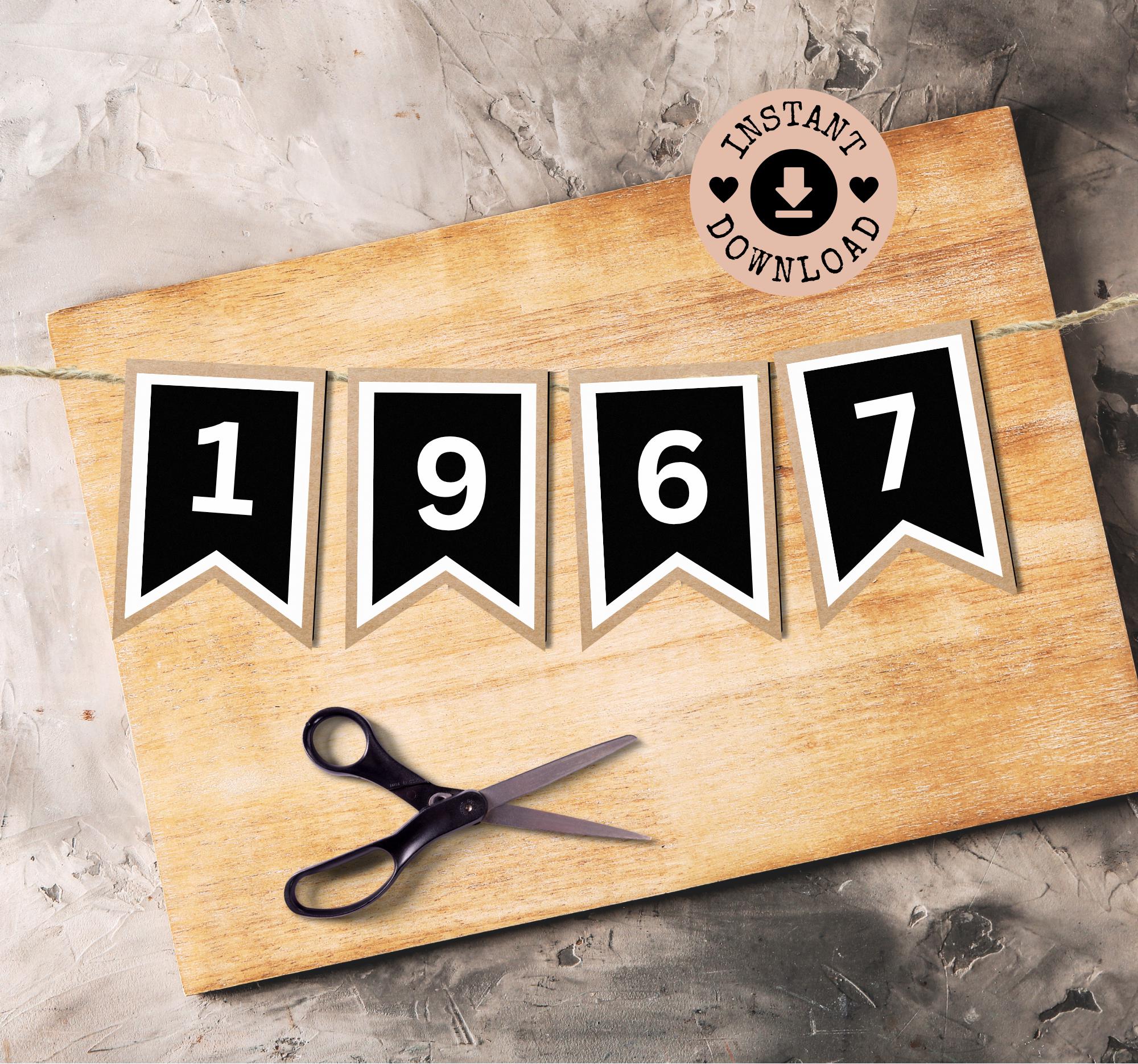 1967 Class Reunion Banner I Custom High School Reunion Decor I 50+ Year ...