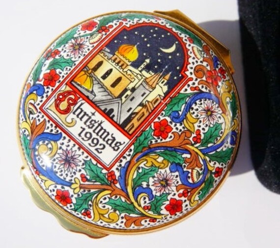 enamel trinket box halcyon - Gem