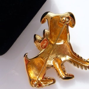 Kenneth Jay Lane Miniature Schnauzer Dog Brooch Small Scatter Pin ...