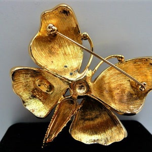 Kenneth Jay Lane Hand Enameled Moth Princess Butterfly Brooch Pin, KJL ...