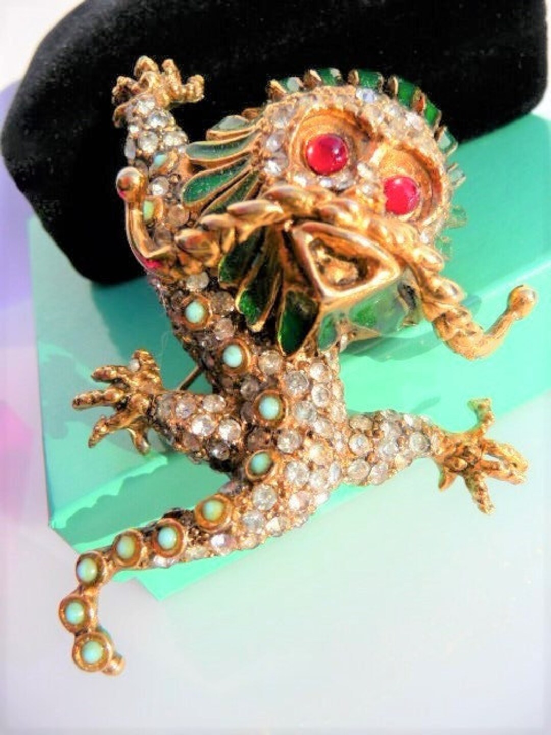 Golden Lion Tamarin Figural Fantasy Lion Monkey Brooch Pin, Unsigned ...