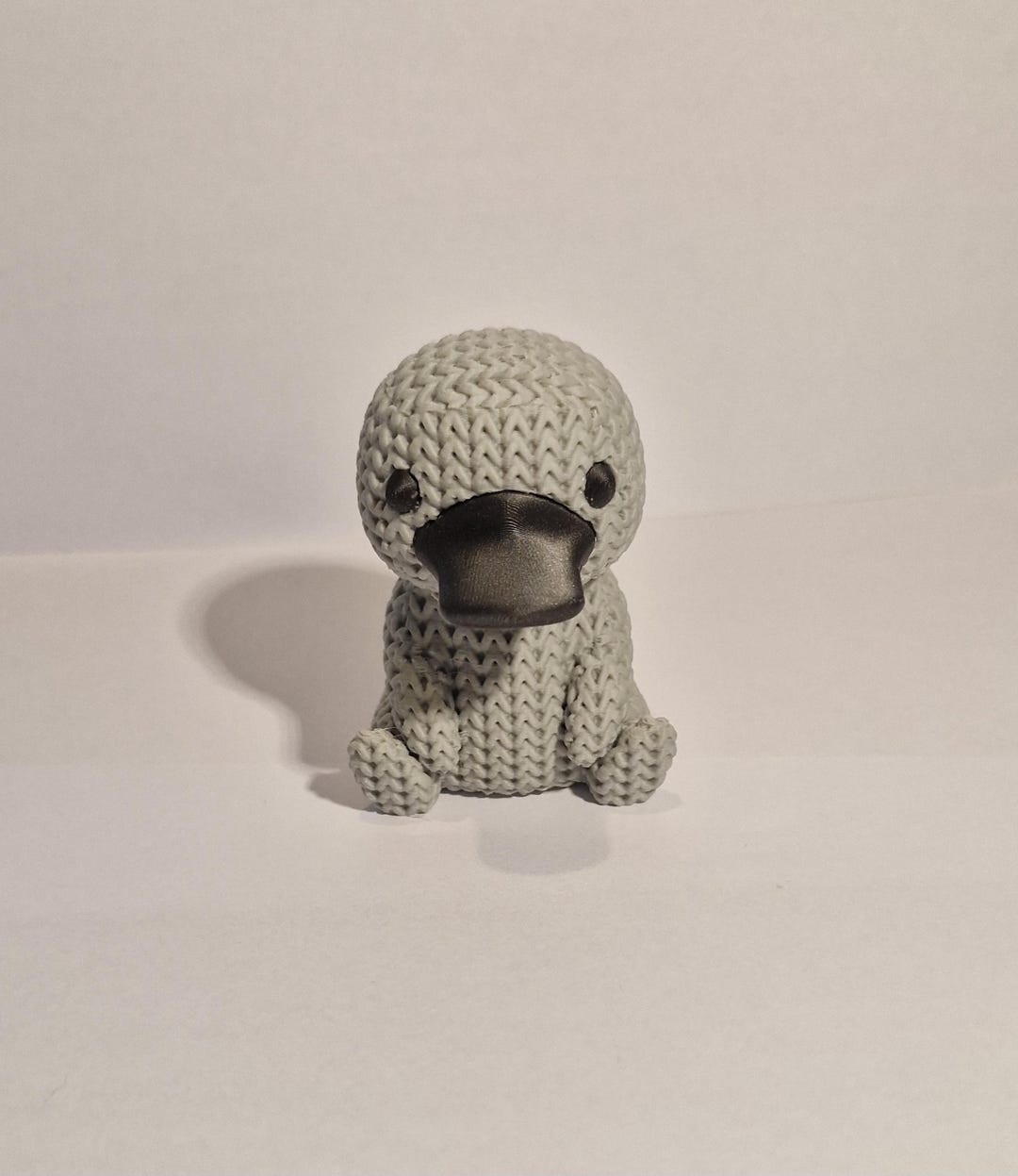 Cute Knitted Platypus / 3D Printed Figurine - Etsy
