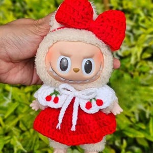 Labubu Sewing Pattern PDF | Cute Clothes & Jumpsuit and Bow Tutorial ...