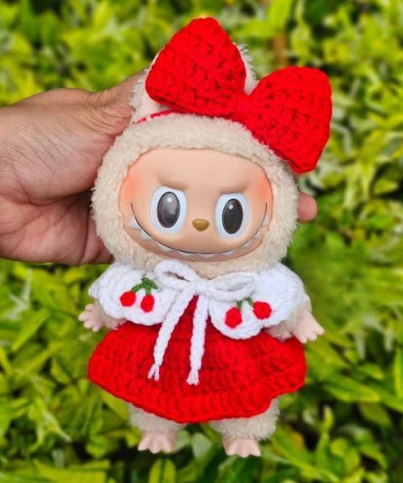 Labubu Sewing Pattern PDF | Cute Clothes & Jumpsuit and Bow Tutorial ...