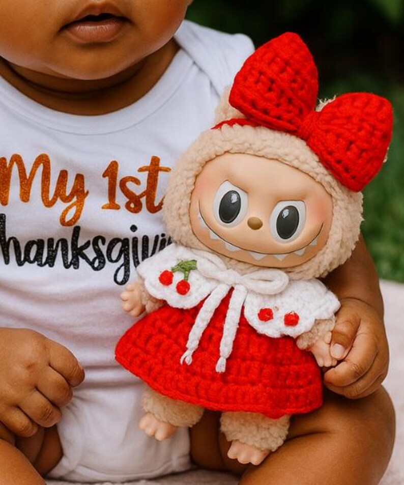 Labubu Sewing Pattern PDF | Cute Clothes & Jumpsuit and Bow Tutorial ...