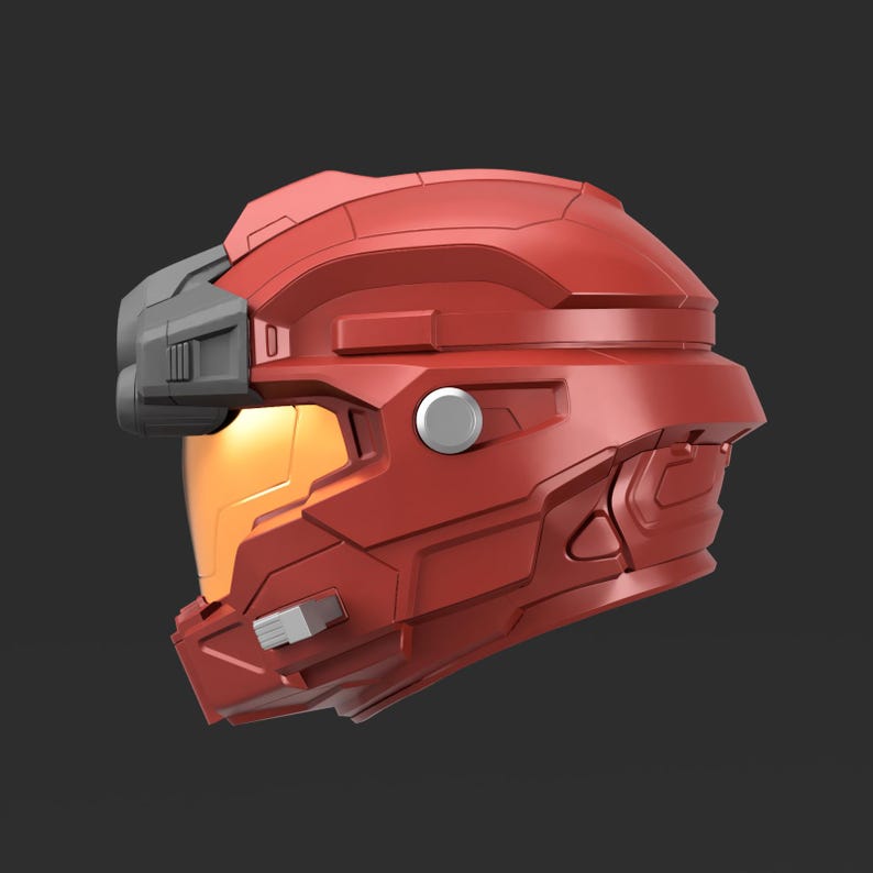 Halo Infinite Operator Helmet With Attachment - 3D Print Files - Etsy