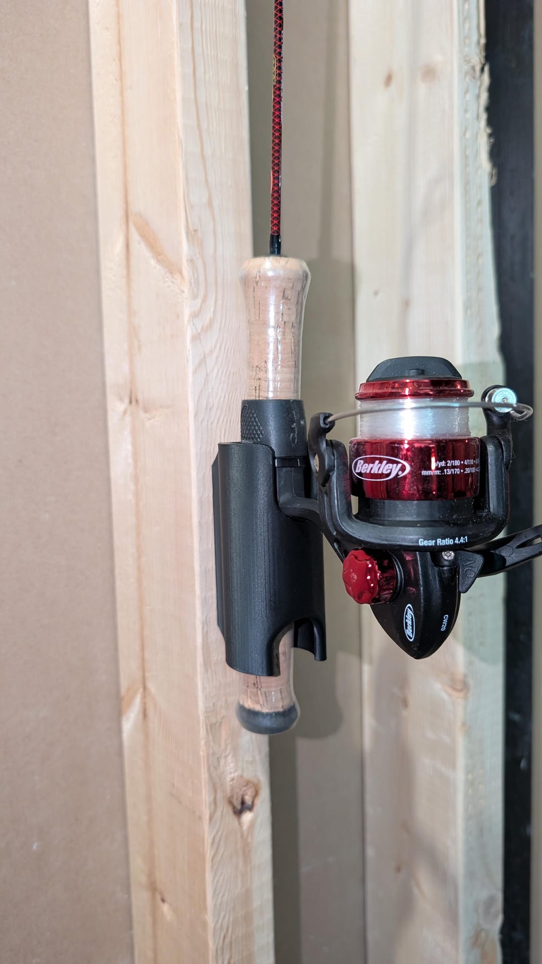 Ice Fishing Rod Wall Mount 2 Pack - Etsy