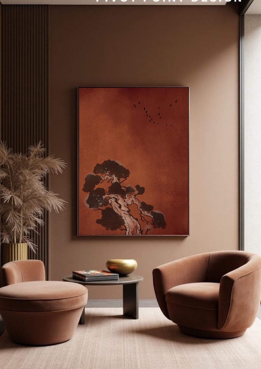 Rooted Horizon - Timeless Tree Art Print - Captivating Nature Poster ...
