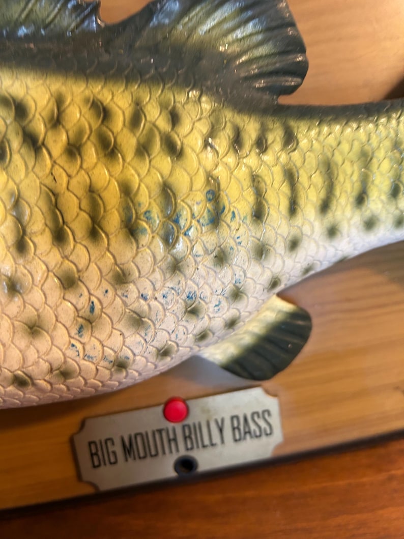 Vintage 90’s BIG MOUTH Billy Bass Singing Fish Wall/ Table Art - Etsy