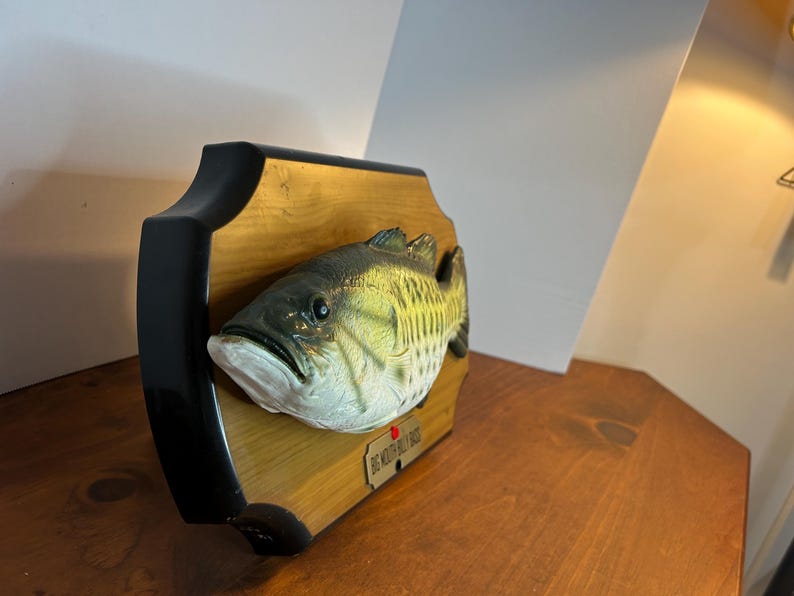 Vintage 90’s BIG MOUTH Billy Bass Singing Fish Wall/ Table Art - Etsy