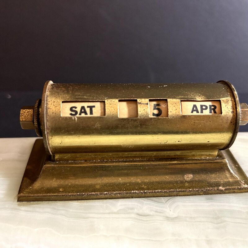 Brass Perpetual Calendar - Etsy