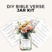 DIY Bible Verse Jar Kit - Etsy