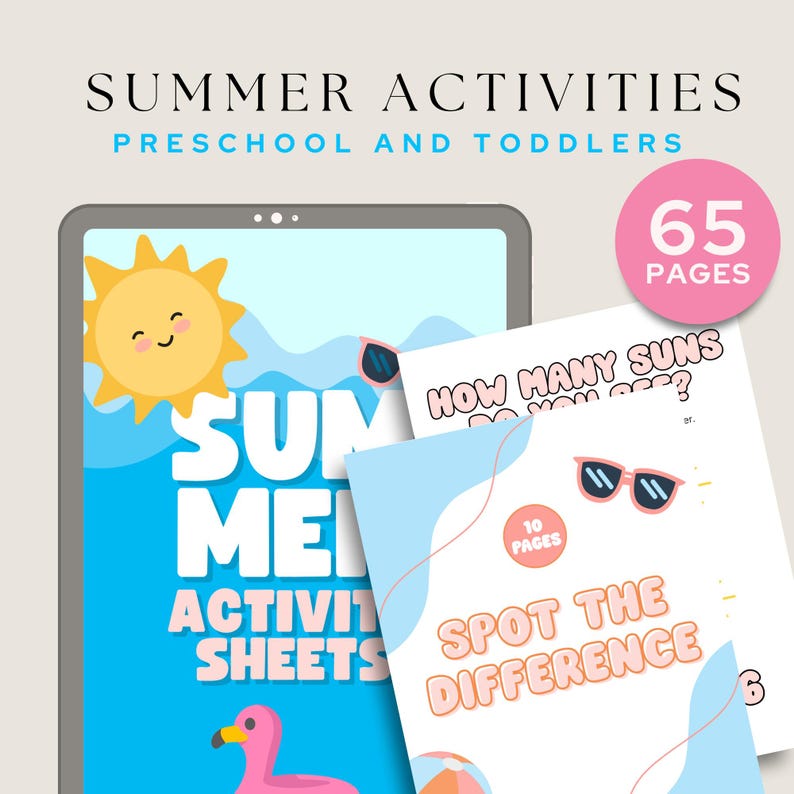 Summer Activity Sheets – Fun and Educational Printables for ...