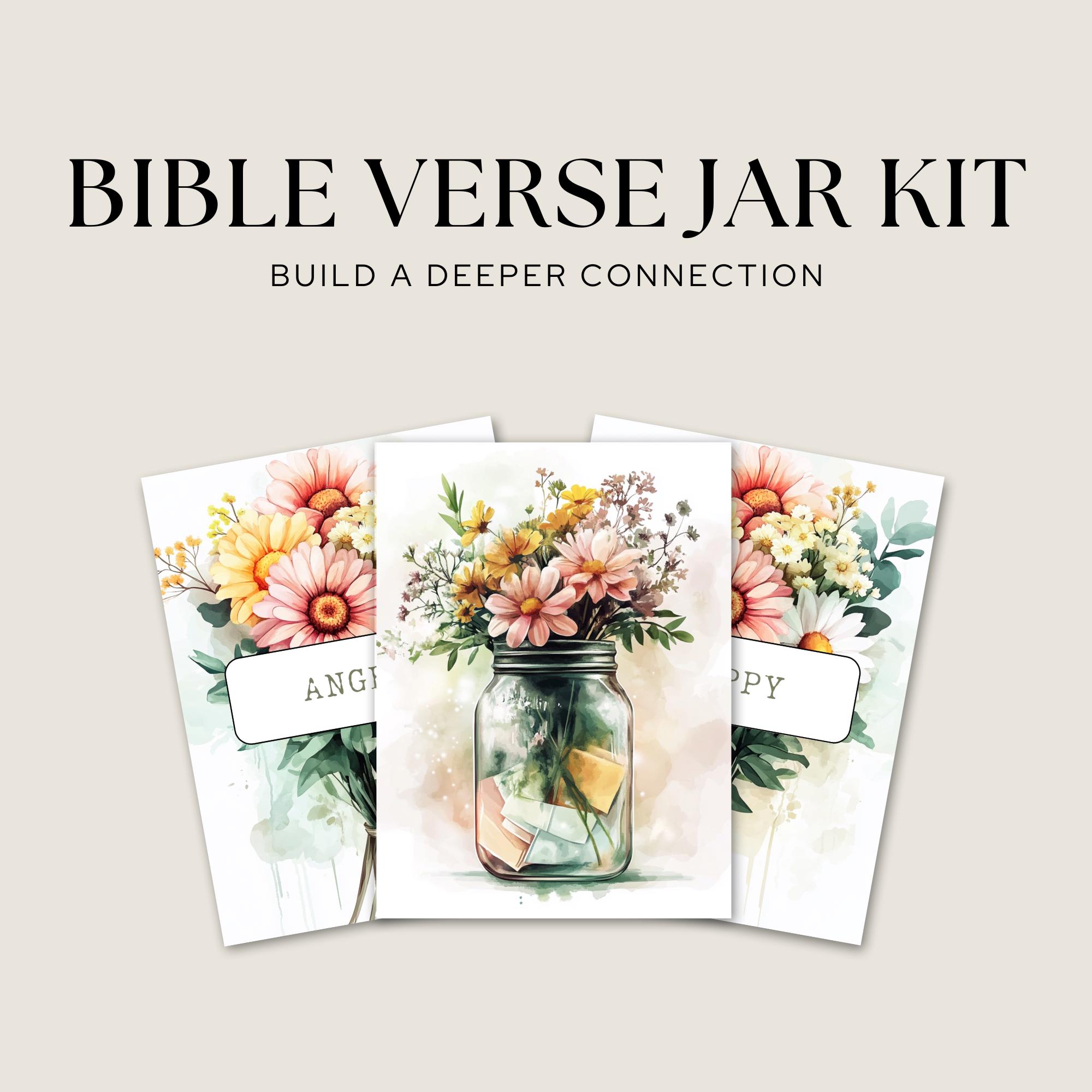 DIY Bible Verse Jar Kit - Etsy