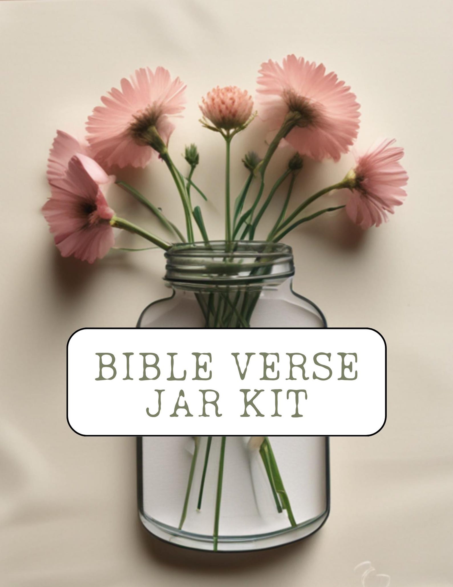 DIY Bible Verse Jar Kit - Etsy