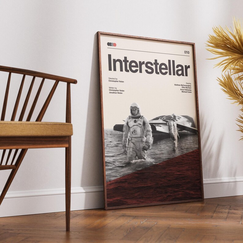 Interstellar Retro Movie Poster - Etsy