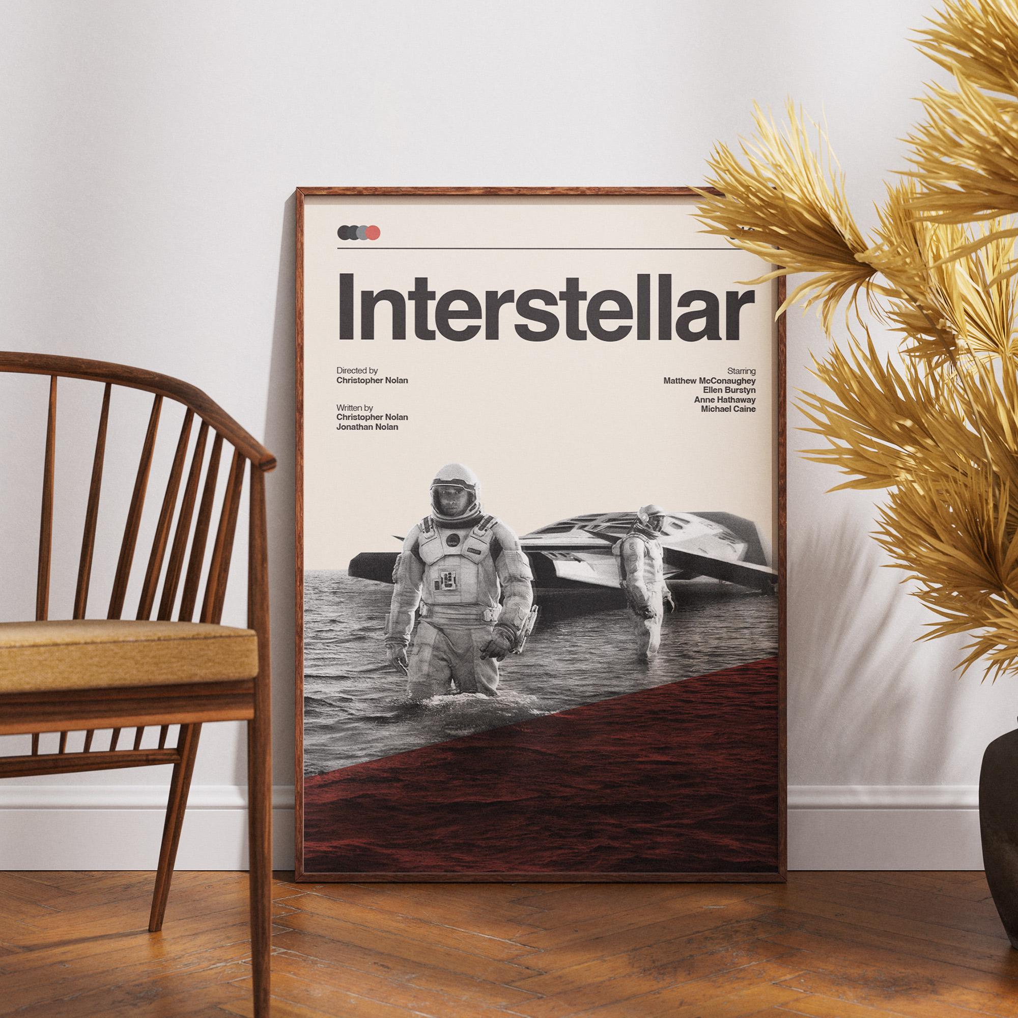 Interstellar Retro Movie Poster - Etsy