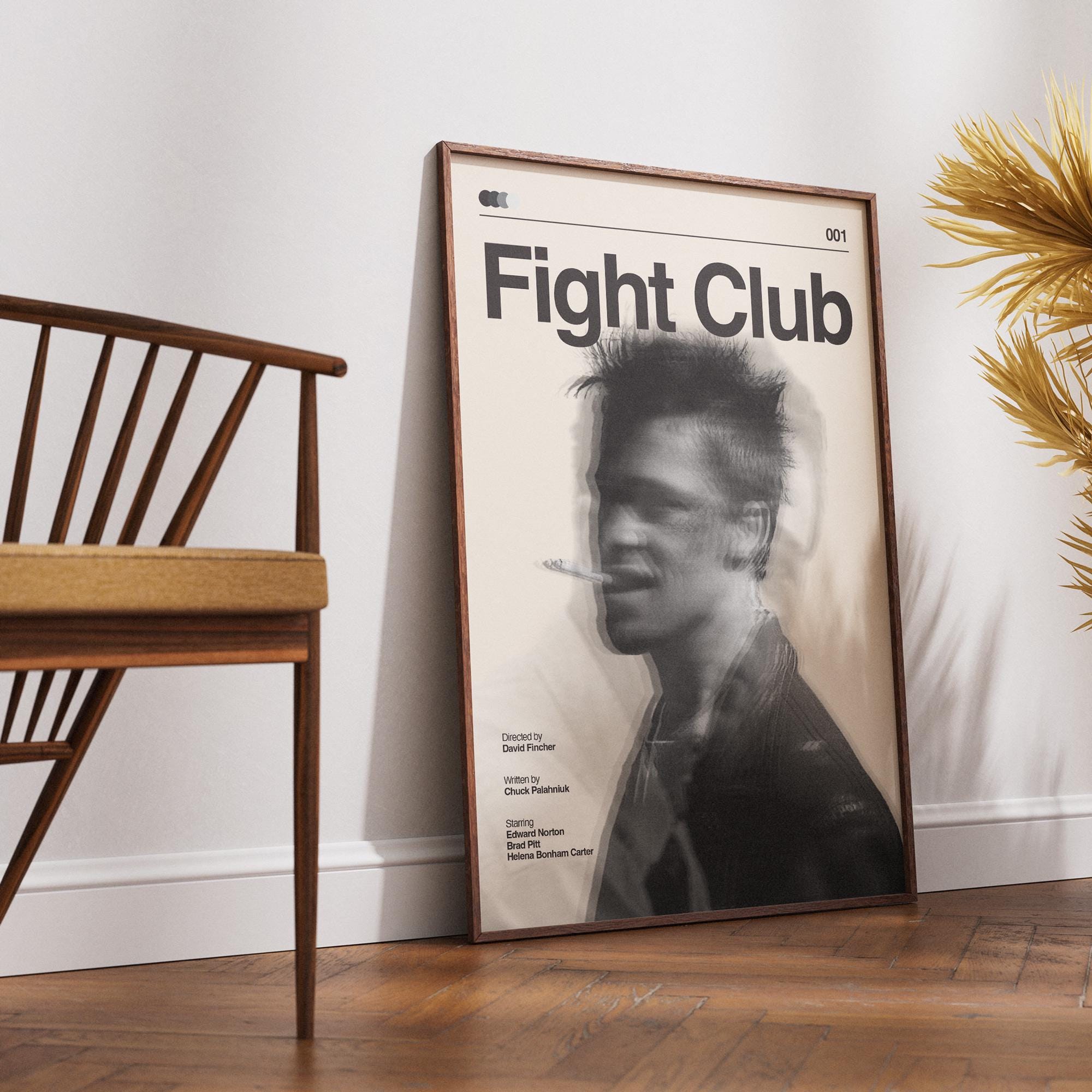 Fight Club Retro Movie Poster DIGITAL DOWNLOAD - Etsy